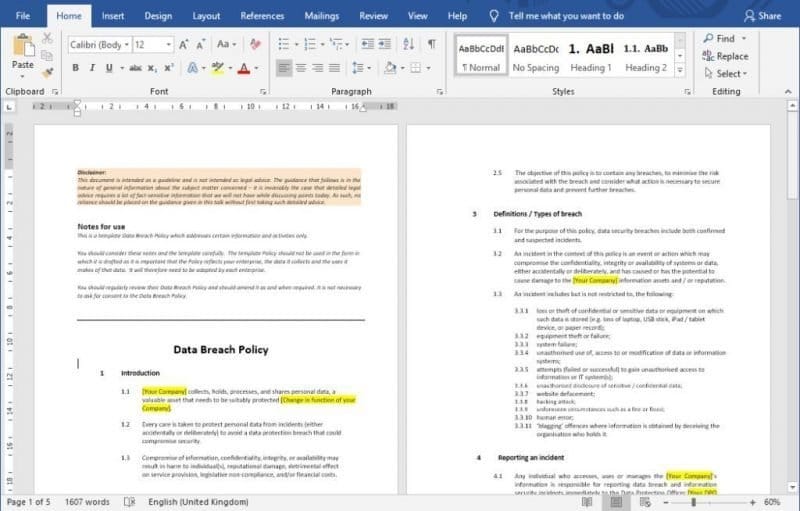 Complete GDPR Document Templates Toolkit [25+ documents] – Digidly